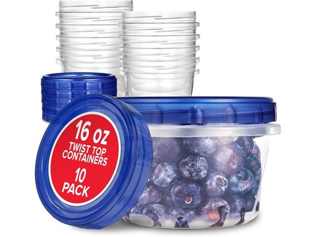 Click here for Stock Your Home 16oz Plastic Containers with Twist... prices
