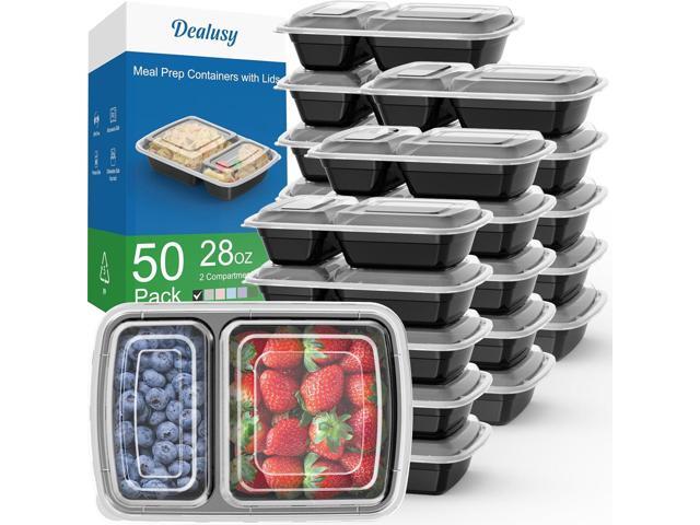 Click here for 50 Pack (100-Piece) 28 oz Meal Prep Containers Reu... prices