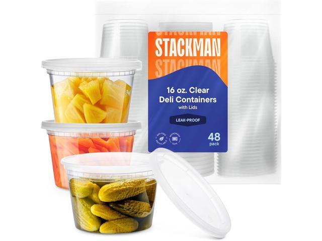 Click here for Deli Containers with Lids [48 Sets - 16 oz.] Pint... prices