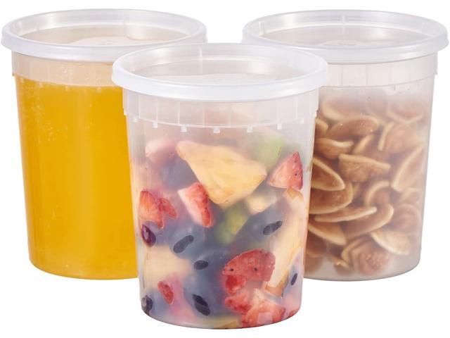 Click here for 32oz Plastic Deli Containers  24 Sets - Leakproof... prices