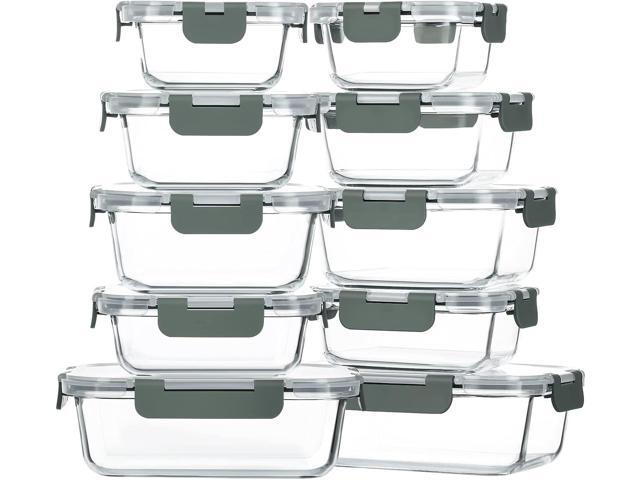Click here for M MCIRCO 10-Pack Glass Food Storage Container with... prices