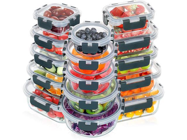 Click here for VERONES 30 Pieces Glass Meal Prep Containers Set... prices