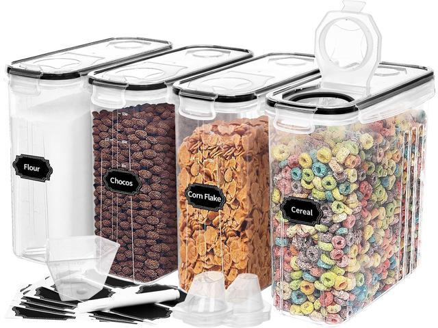 Click here for Skroam 4PCS Cereal Containers Storage [4L/135.2 oz... prices