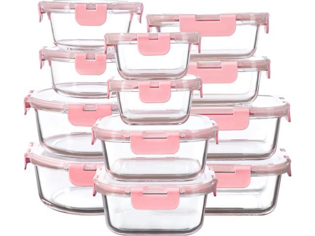 Click here for 12 Pack Glass Storage Containers with Lids  Leak-P... prices