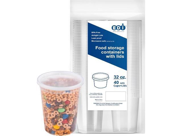 Click here for EDI [32 OZ  40 Sets] Plastic Deli Food Storage Con... prices