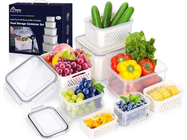 Click here for HOTEC 5-Pack Large Fruit Storage Container with Re... prices