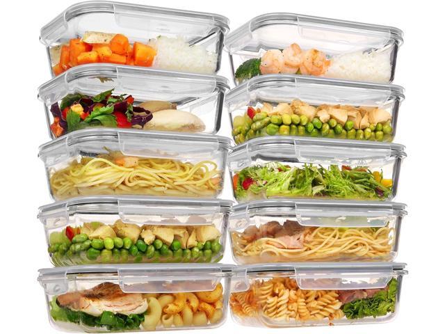 Click here for Vtopmart 10Pack 35oz Glass Food Storage Containers... prices