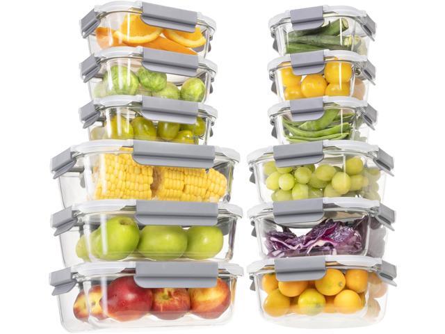 Click here for 24 Pieces Glass Food Storage Containers with Lids... prices