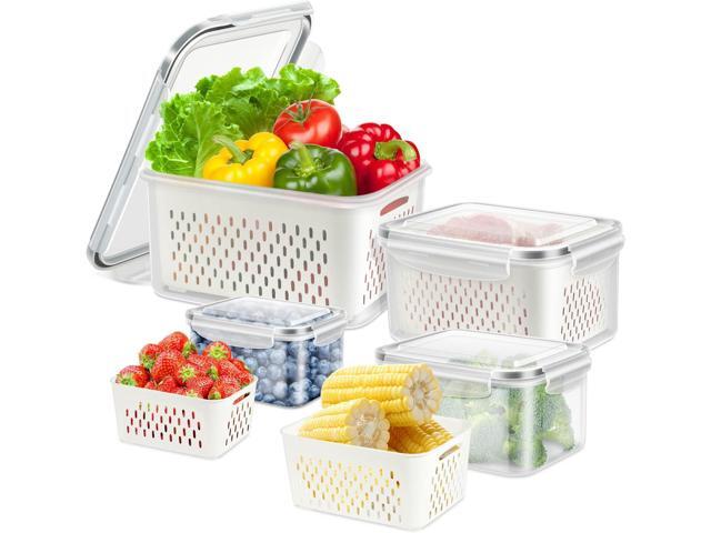Click here for 4 Pack Fridge Food Storage Container with Lids  Pl... prices