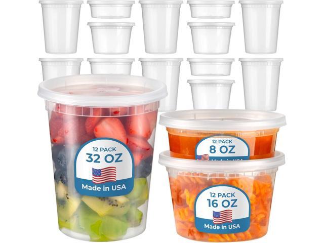 Click here for Fit Meal Prep 36 Pack 8 16 32 oz Deli Containers w... prices