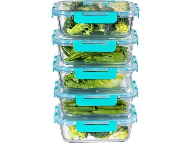 Click here for MFY 5-Pack 36 OZ Glass Storage Containers with Lid... prices