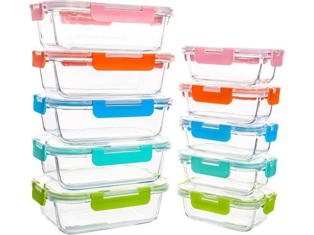 Click here for 10 Pack Glass Food Storage Containers  Glass Meal... prices