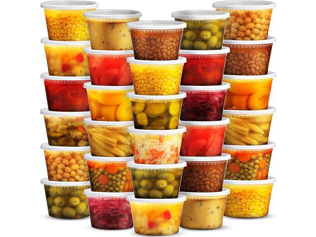 Click here for JoyServe 16 Oz Deli Food Containers with Lids - (3... prices