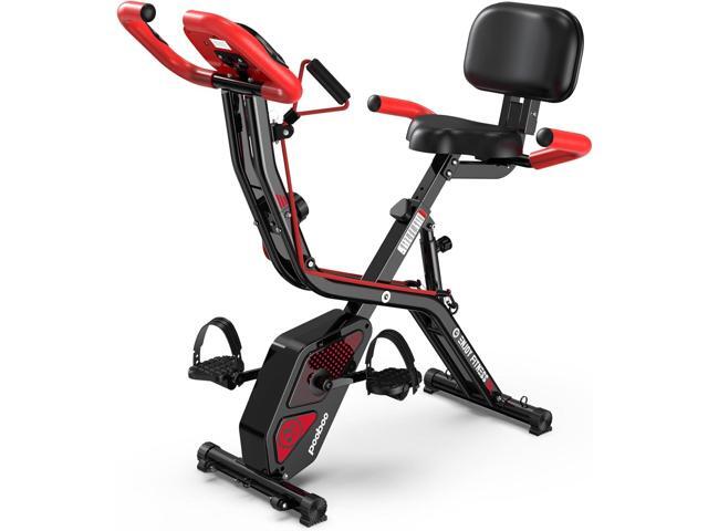 Click here for pooboo Folding Exercise Bike  Foldable Upright Sta... prices