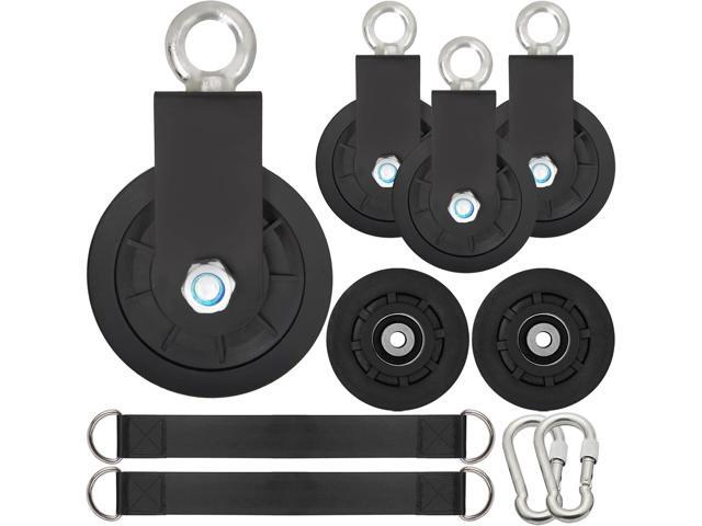 Click here for BESTEEL 4 Pack Silent Nylon Gym Cable Pulley Wheel... prices