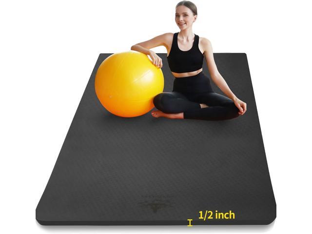 Click here for Hatha Yoga Large TPE Yoga Mat 6x4x1/2 Extra Thick... prices