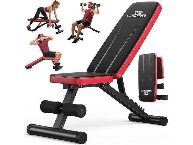 Click here for NICEPEOPLE Adjustable Weight Bench for Home Gym  6... prices