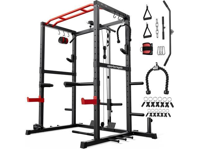 Click here for Sportsroyals Squat Rack  LAT Power Cage  Power Rac... prices