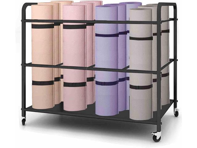 Click here for Yoga Mat Storage Rack Basket Workout Equipment Hom... prices