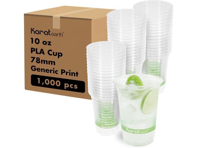 Click here for KARAT EARTH [1 000 ct - 10 oz Compostable PLA Plas... prices