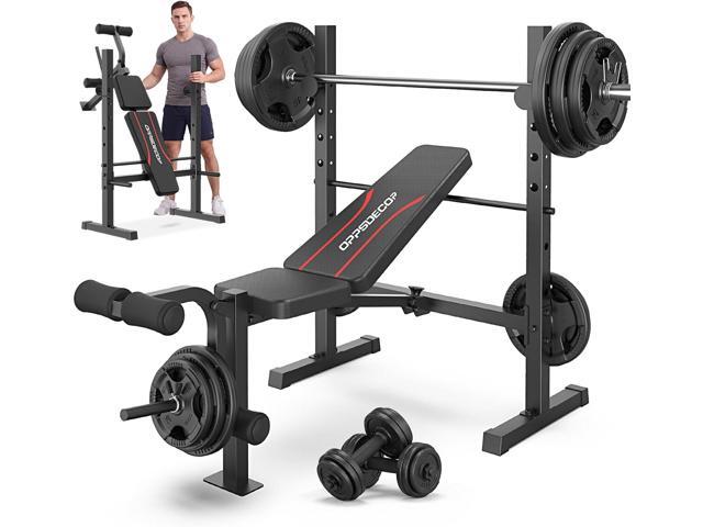Click here for OPPSDECOR Weight Bench Set  Multi-Function Adjusta... prices