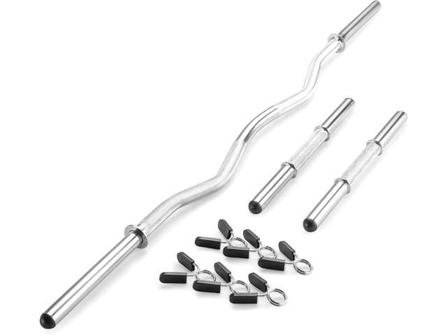 Click here for Marcy Hollow Curl Bar and Dumbbell Handle Set with... prices
