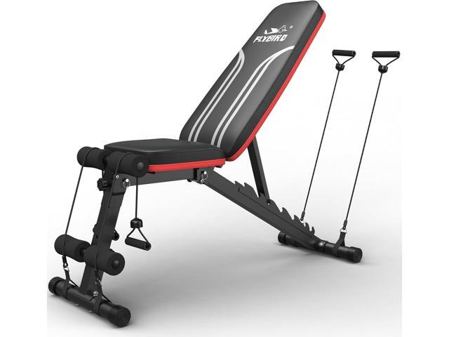 Click here for FLYBIRD Foldable Weight Bench with Resistance Band... prices