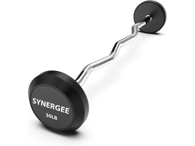 Click here for Synergee Fixed Easy Curl Bar Pre Weighted Curved S... prices