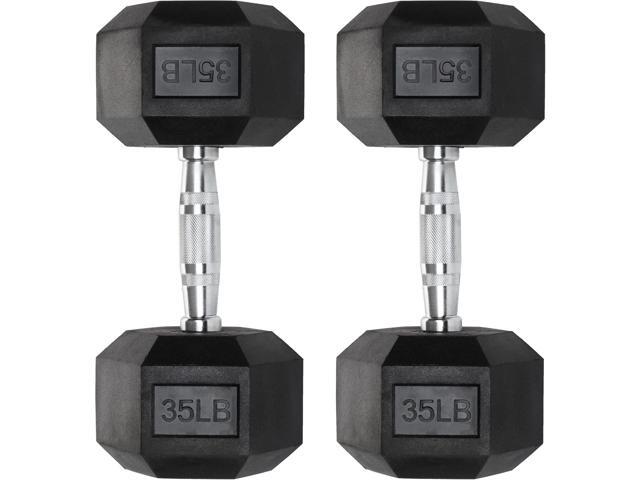 Click here for Iron Crush Hex Dumbbells - Heavy Duty PVC Coated W... prices