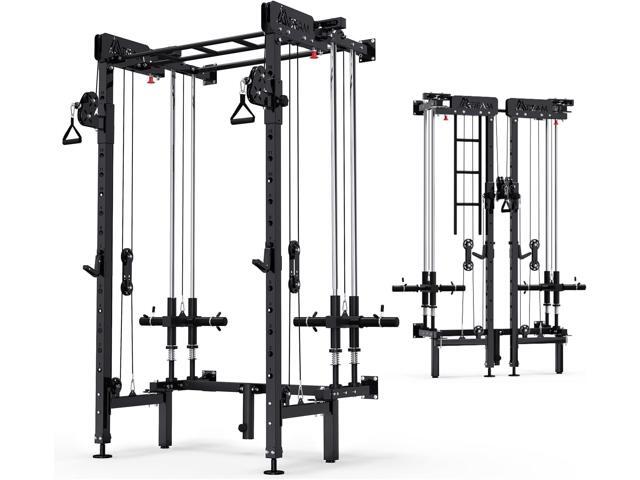 Click here for Folding Squat Rack  Wall Mounted Power Rack with C... prices