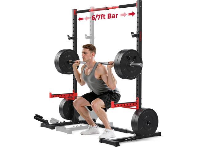 Click here for FLYBIRD Squat Rack with Pull-Up Bar  Adjustable Mu... prices