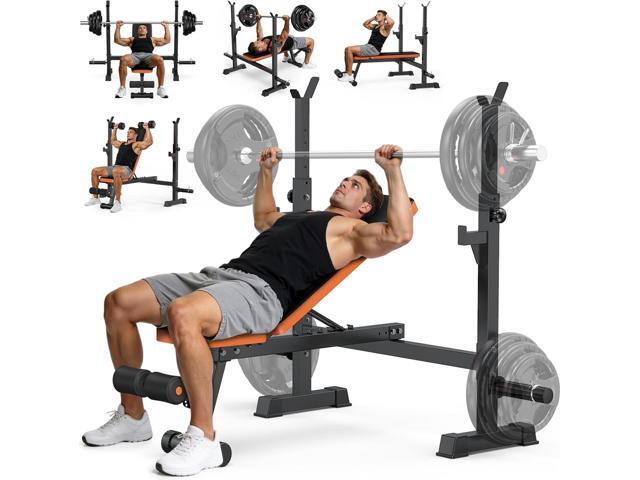 Click here for Fostoy Adjustable Weight Bench with Squat Rack  77... prices