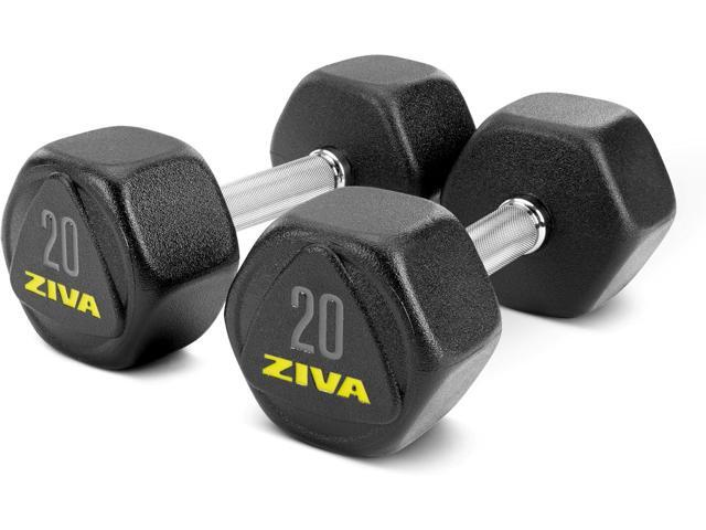Click here for ZIVA Premium Hex Dumbbells Commercial Grade Rubber... prices