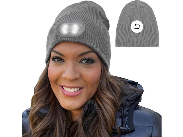 Click here for HEAD LIGHTZ Rechargeable LED Beanie Hat Hands-Free... prices
