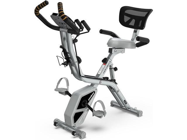 Click here for pooboo Folding Exercise Bike  Foldable Upright Sta... prices