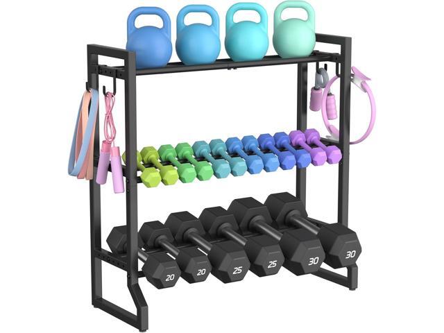 Click here for VOPEAK 3-Tier Adjustable Dumbbell Rack  31-Inch We... prices