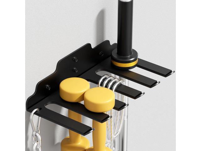 Click here for Olympic Barbell Hanger Garage Gym Bar Wall Rack Ve... prices