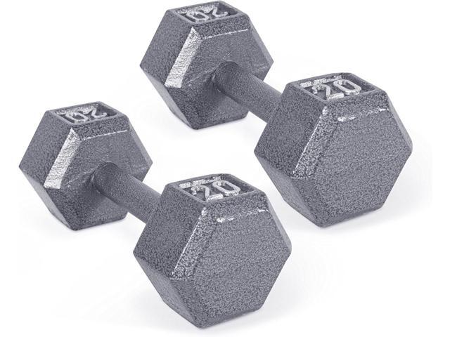 Click here for CAP Cast Iron Hex Dumbbell  Pair  20 lb prices