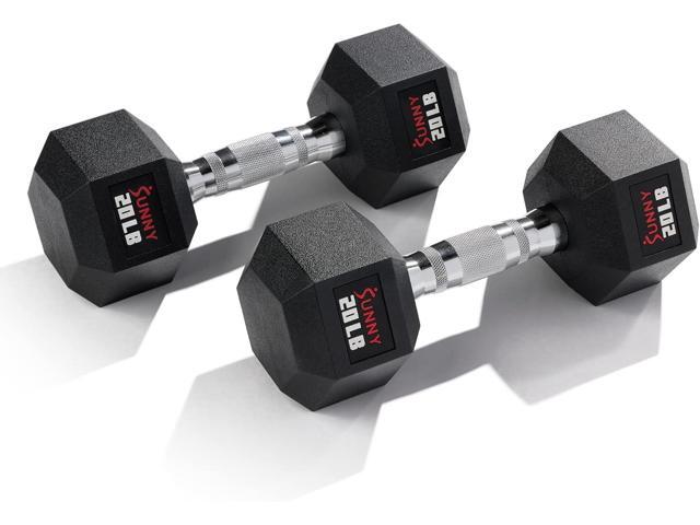 Click here for Sunny Health & Fitness Hex Style Dumbbell 5 LBS TO... prices