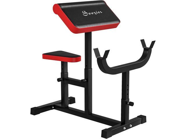 Click here for Soozier Adjustable Preacher Curl Bench with Brabel... prices