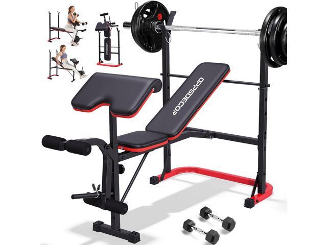 Click here for OPPSDECOR 661LBS Weight Bench Set  8 in 1 Adjustab... prices