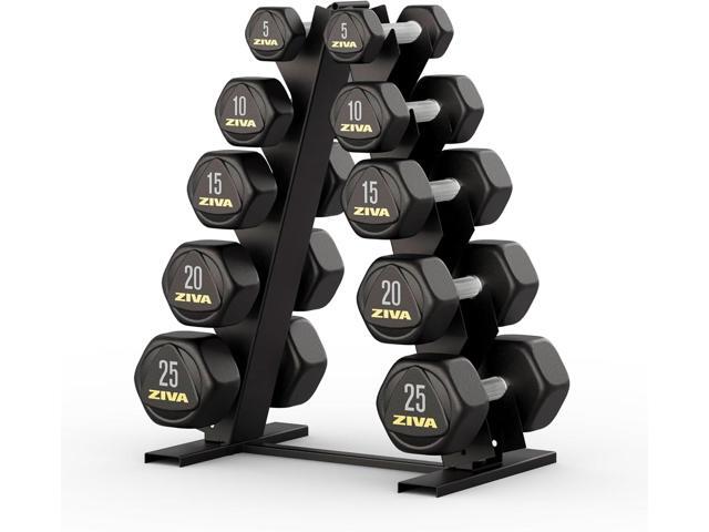Click here for ZIVA Premium Hex Dumbbells Commercial Grade Rubber... prices