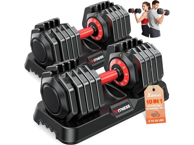Click here for XDDIAS Adjustable Dumbbell Set of 2  25/55/80LB Du... prices