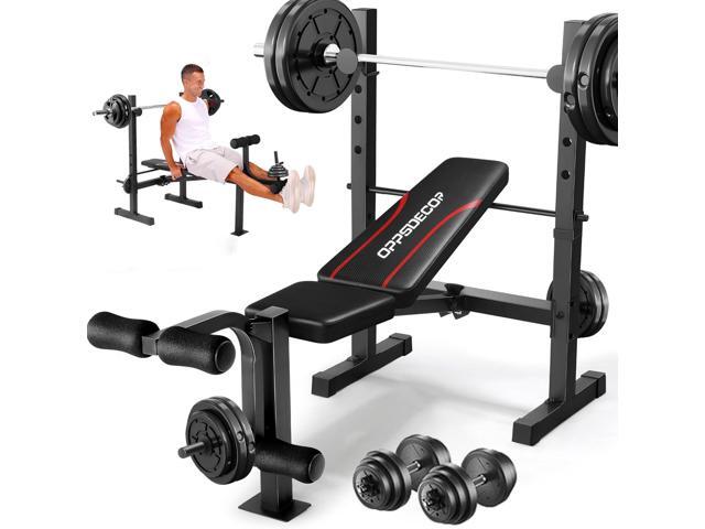 Click here for OPPSDECOR Multi-Function Weight Bench Set with Squ... prices