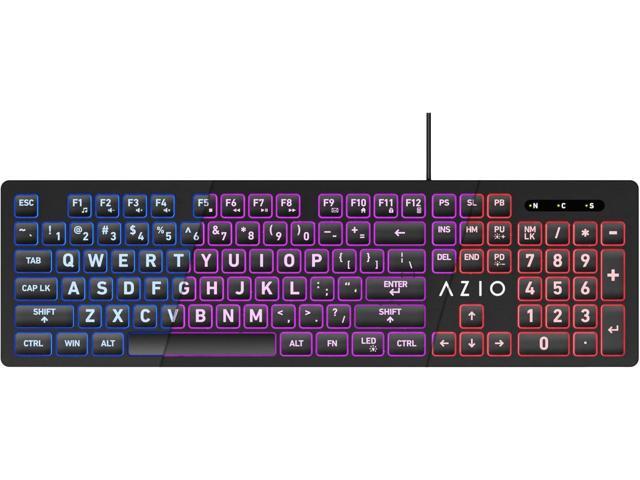 Click here for Azio Large Print Keyboard - USB Computer Keyboard... prices