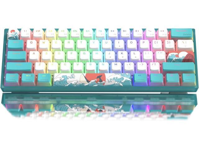 Click here for Womier 60 Percent Keyboard  WK61 Mechanical RGB Wi... prices