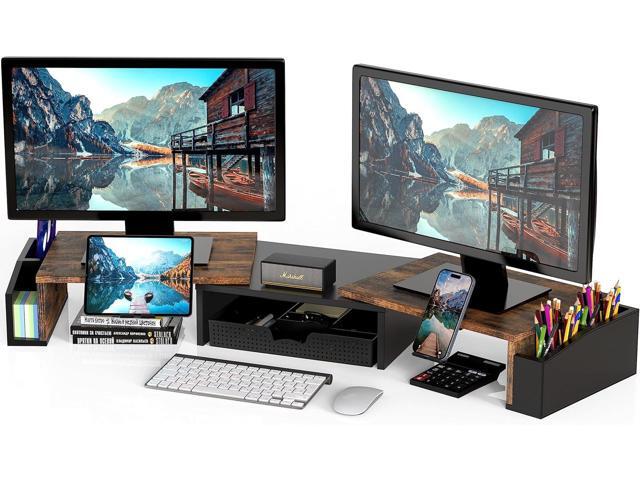 Click here for Simple Houseware Desk Dual Monitor Stand Riser wit... prices