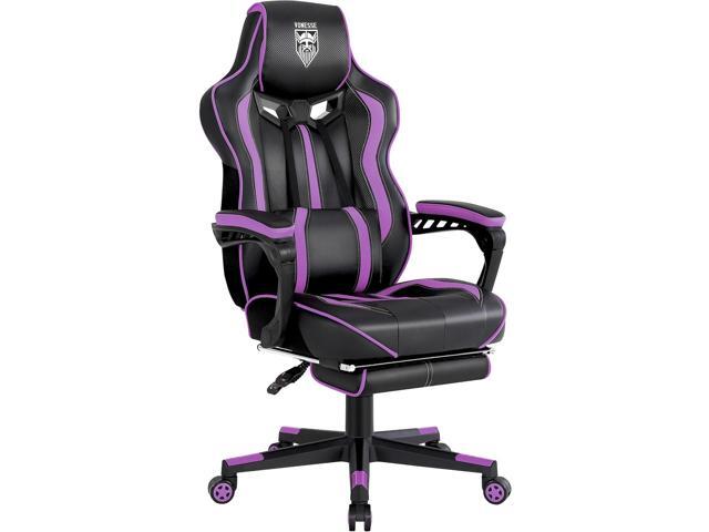 Click here for Vonesse Purple Gaming Chair with Footrest  Reclini... prices