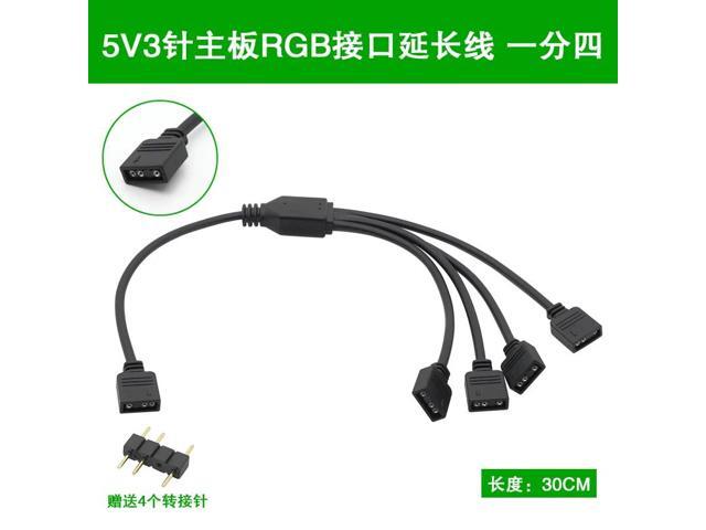 Click here for Motherboard RGB SYNC Splitter  12V 4Pin RGB / 5V 3... prices