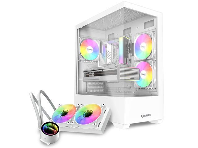 Click here for Raidmax I801 Panoramic Tempered Glass Mid Tower AT... prices